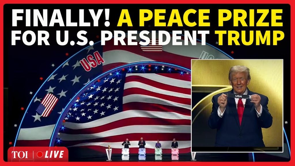 Donald Trump Erupts On Stage After Peace Prize Surprise; Award By FIFA ...